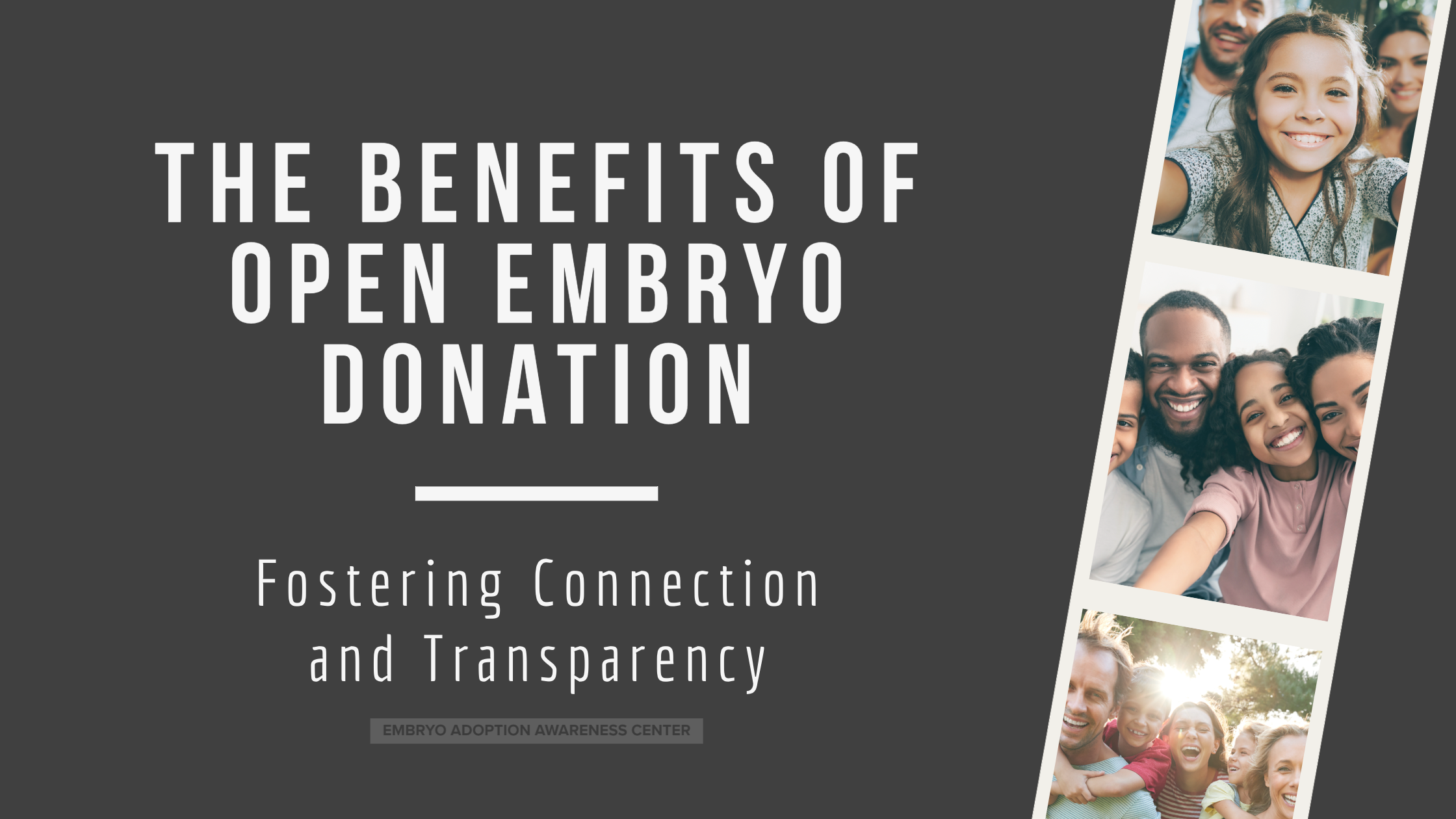 The Benefits of Open Embryo Donation: Fostering Connection and ...